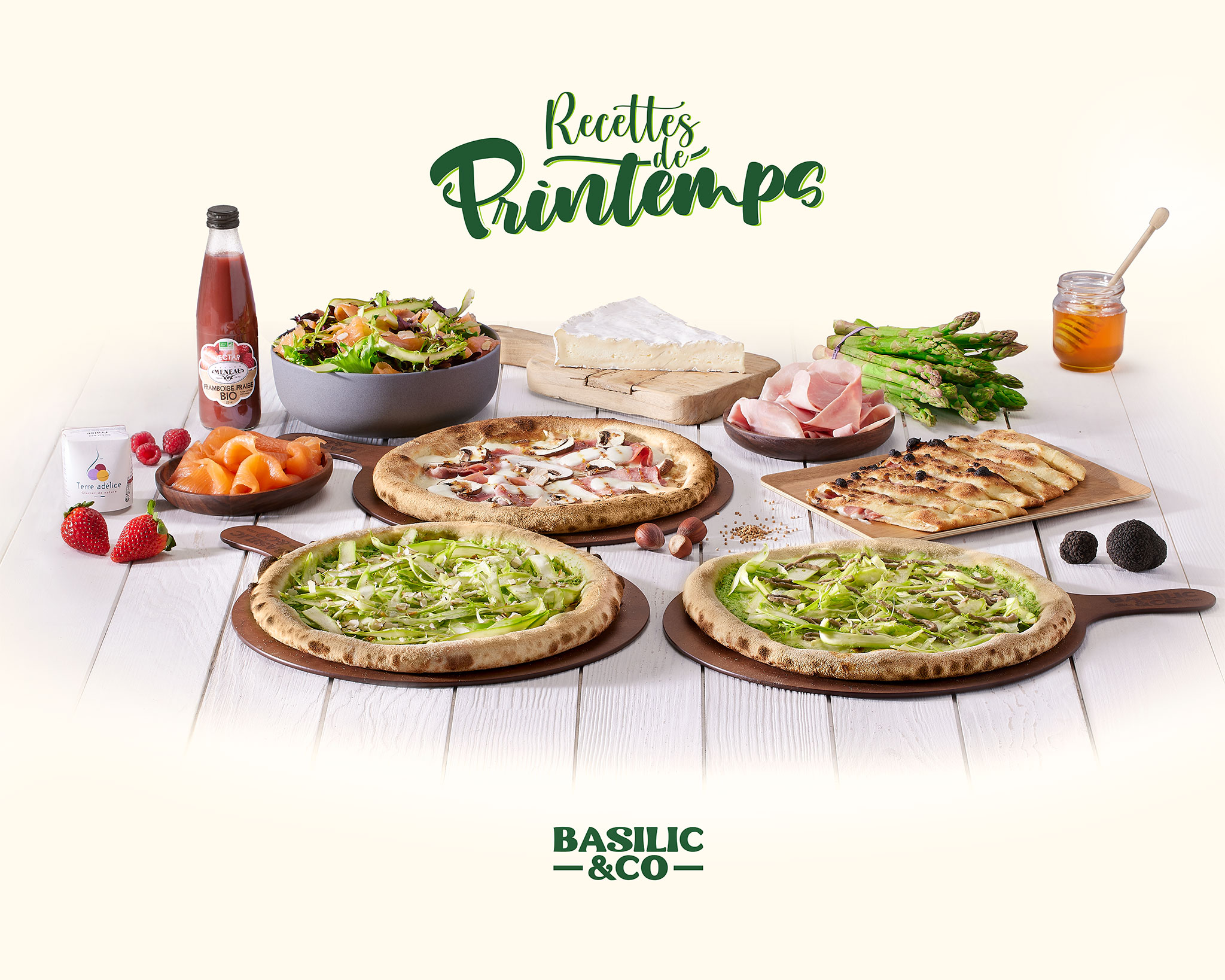 Une nouvelle carte aux saveurs printanières chez Basilic & Co ...